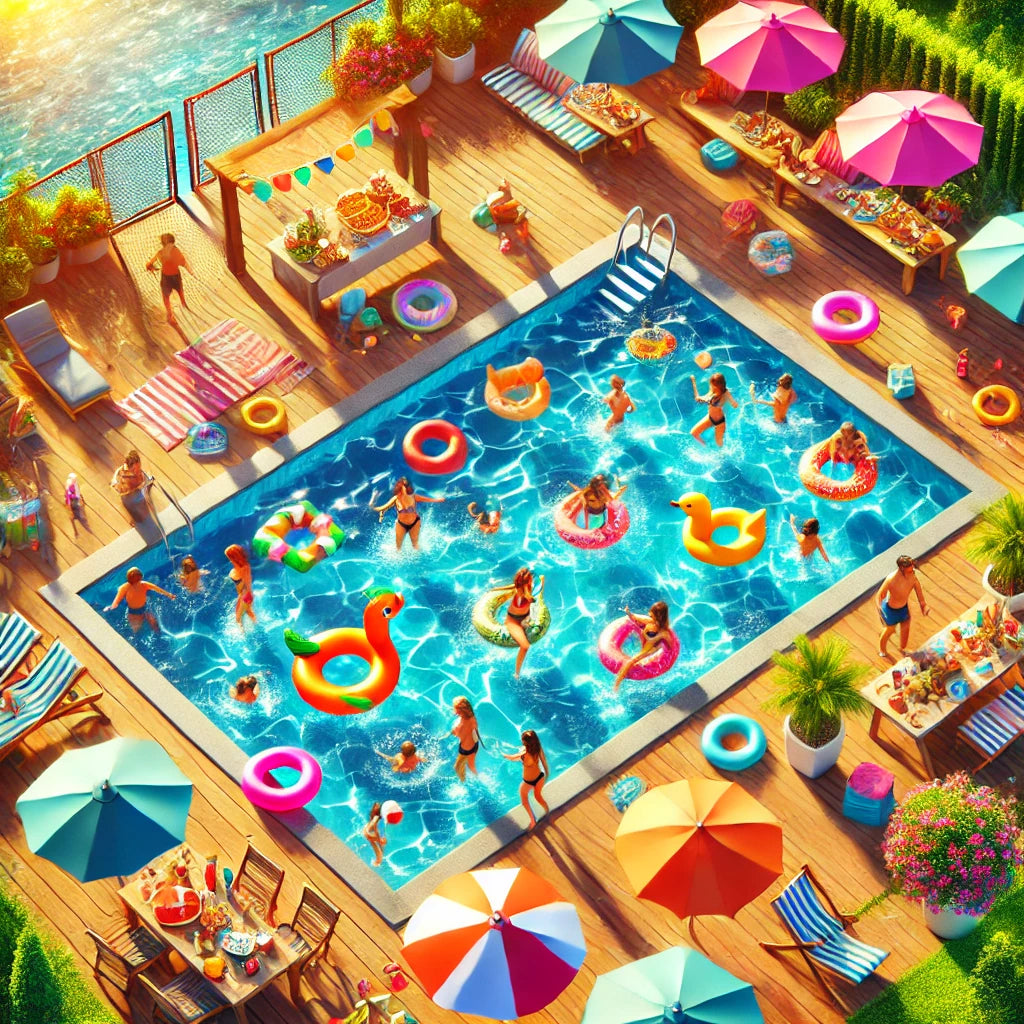 backyard pool parties